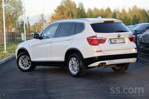 White BMW X3 2012 in Jelgava, with an engine capacity of 2.00 L and mileage of 0 thousand km for 10350 €, photo 7 on AUTOMOTO.COM.LV