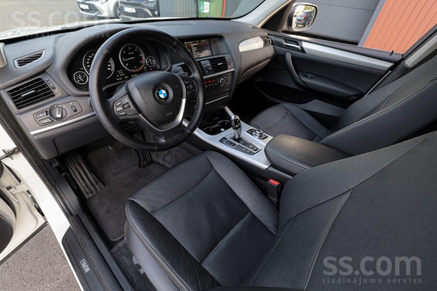 White BMW X3 2012 in Jelgava, with an engine capacity of 2.00 L and mileage of 0 thousand km for 10350 €, photo 9 on AUTOMOTO.COM.LV