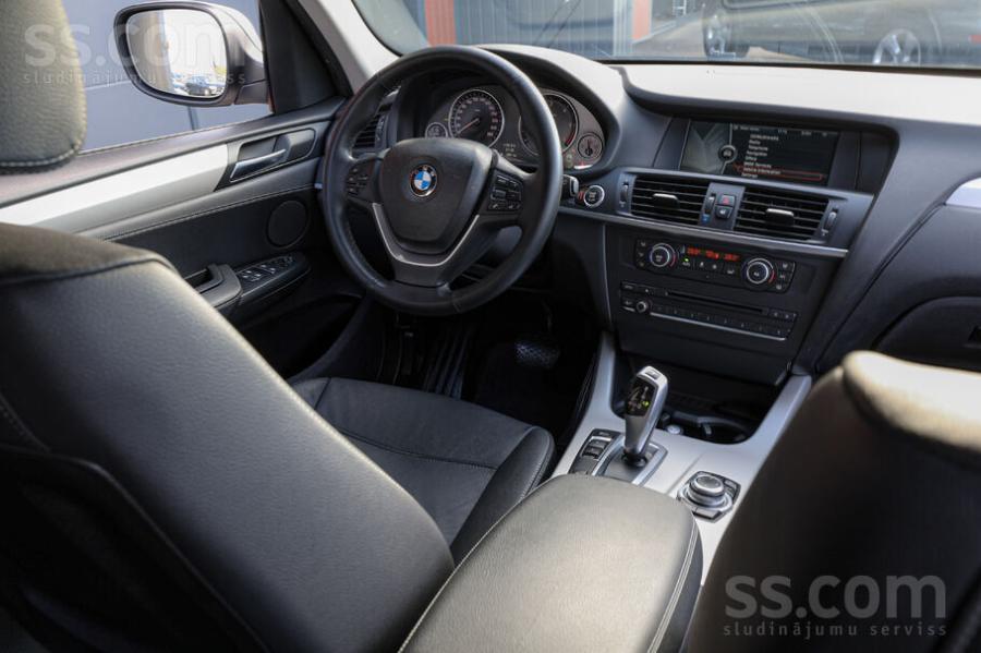 White BMW X3 2012 in Jelgava, with an engine capacity of 2.00 L and mileage of 0 thousand km for 10350 €, photo 13 on AUTOMOTO.COM.LV
