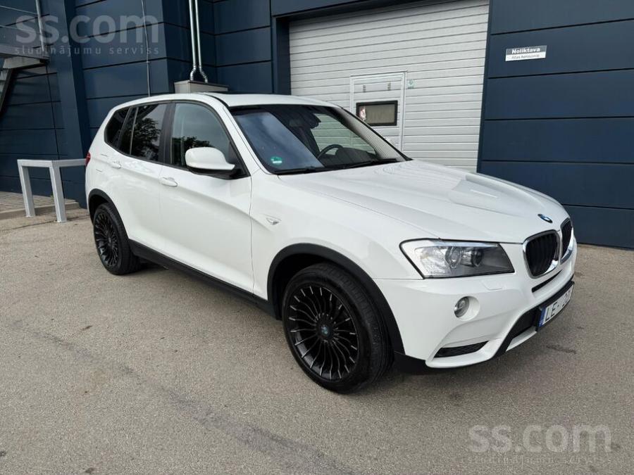 White BMW X3 2012 in Cesis, with an engine capacity of 2.00 L and mileage of 225 thousand km for 12000 €, photo 1 on AUTOMOTO.COM.LV