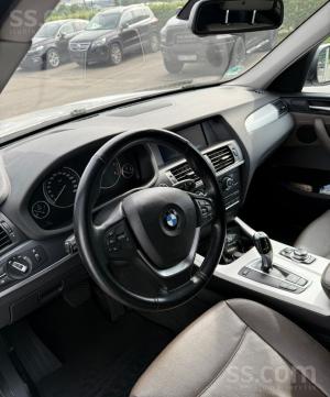 White BMW X3 2012 in Cesis, with an engine capacity of 2.00 L and mileage of 225 thousand km for 12000 €, photo 6 on AUTOMOTO.COM.LV