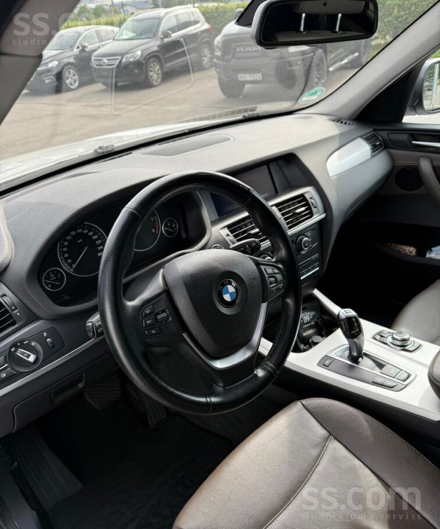 White BMW X3 2012 in Cesis, with an engine capacity of 2.00 L and mileage of 225 thousand km for 12000 €, photo 6 on AUTOMOTO.COM.LV