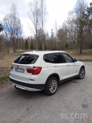 White BMW X3 2012 in Riga, with an engine capacity of 2.00 L and mileage of 0 thousand km for 8300 €, photo 4 on AUTOMOTO.COM.LV