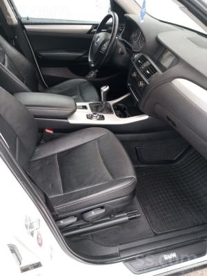 White BMW X3 2012 in Riga, with an engine capacity of 2.00 L and mileage of 0 thousand km for 8300 €, photo 7 on AUTOMOTO.COM.LV