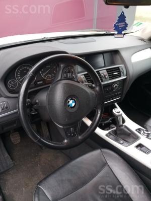White BMW X3 2012 in Riga, with an engine capacity of 2.00 L and mileage of 0 thousand km for 8300 €, photo 8 on AUTOMOTO.COM.LV