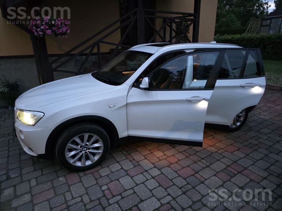 White BMW X3 2012 in Ogre, with an engine capacity of 2.00 L and mileage of 396 thousand km for 8000 €, photo 1 on AUTOMOTO.COM.LV