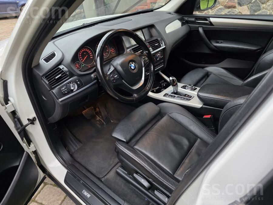 White BMW X3 2012 in Ogre, with an engine capacity of 2.00 L and mileage of 396 thousand km for 8000 €, photo 7 on AUTOMOTO.COM.LV