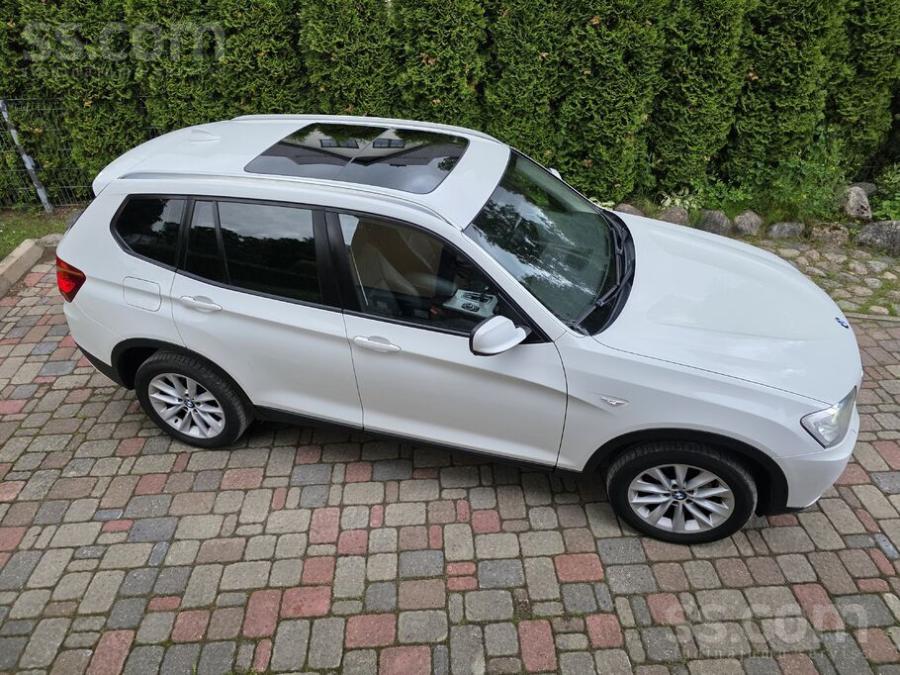 White BMW X3 2012 in Ogre, with an engine capacity of 2.00 L and mileage of 396 thousand km for 8000 €, photo 12 on AUTOMOTO.COM.LV