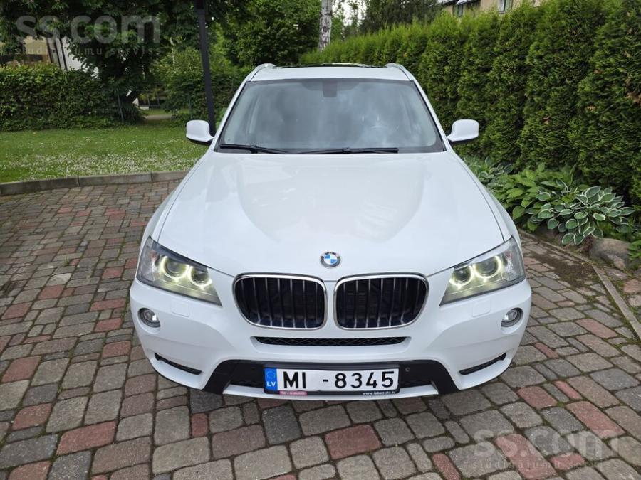White BMW X3 2012 in Ogre, with an engine capacity of 2.00 L and mileage of 396 thousand km for 8000 €, photo 13 on AUTOMOTO.COM.LV