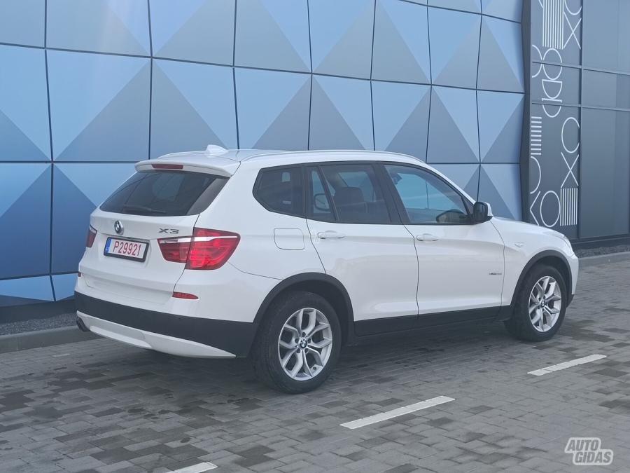 White BMW X3 2012 in Silute, with an engine capacity of 3.00 L and mileage of 225 thousand km for 7500 €, photo 11 on AUTOMOTO.COM.LV