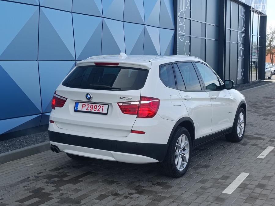 White BMW X3 2012 in Silute, with an engine capacity of 3.00 L and mileage of 225 thousand km for 7500 €, photo 12 on AUTOMOTO.COM.LV