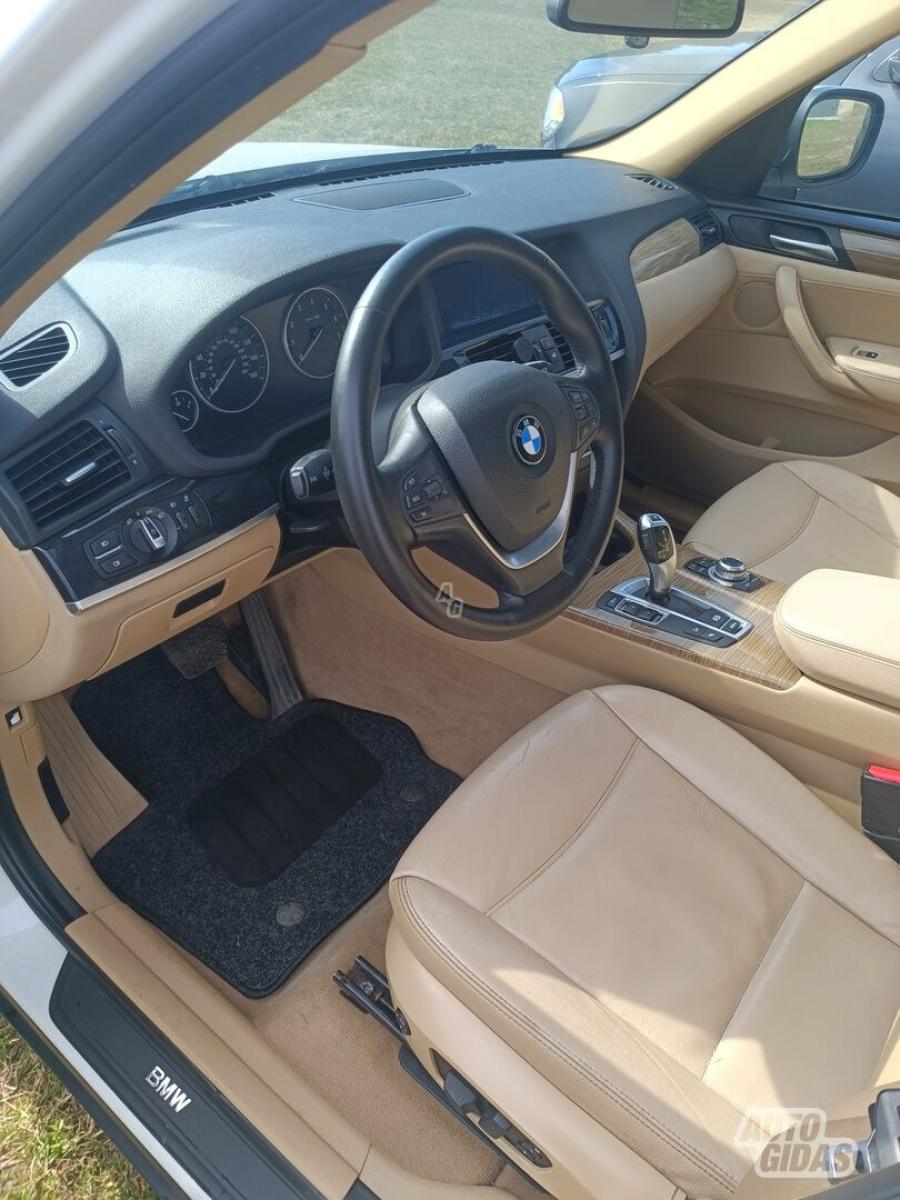 White BMW X3 2012 in Silute, with an engine capacity of 3.00 L and mileage of 225 thousand km for 7500 €, photo 15 on AUTOMOTO.COM.LV