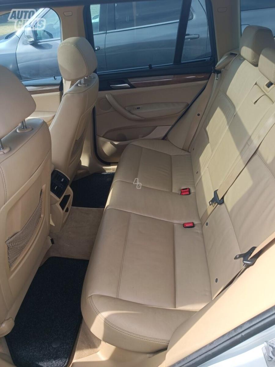 White BMW X3 2012 in Silute, with an engine capacity of 3.00 L and mileage of 225 thousand km for 7500 €, photo 16 on AUTOMOTO.COM.LV