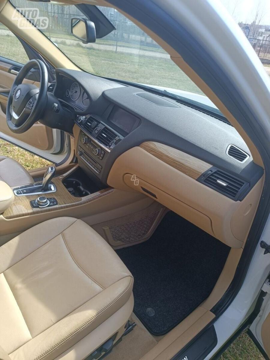 White BMW X3 2012 in Silute, with an engine capacity of 3.00 L and mileage of 225 thousand km for 7500 €, photo 18 on AUTOMOTO.COM.LV