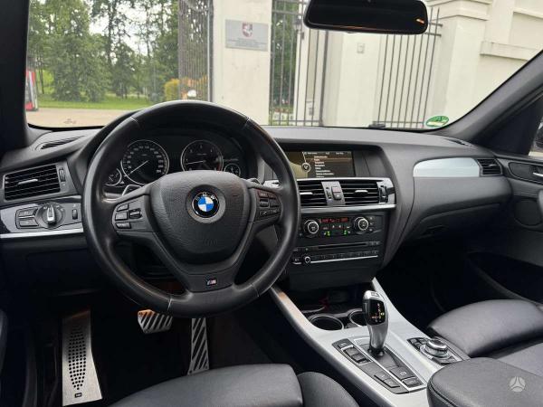 White BMW X3 2012 in Vilnius, with an engine capacity of 2.99 L and mileage of 295 thousand km for 10555 €, photo 5 on AUTOMOTO.COM.LV