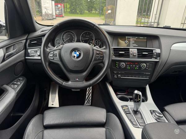 White BMW X3 2012 in Vilnius, with an engine capacity of 2.99 L and mileage of 295 thousand km for 10555 €, photo 10 on AUTOMOTO.COM.LV