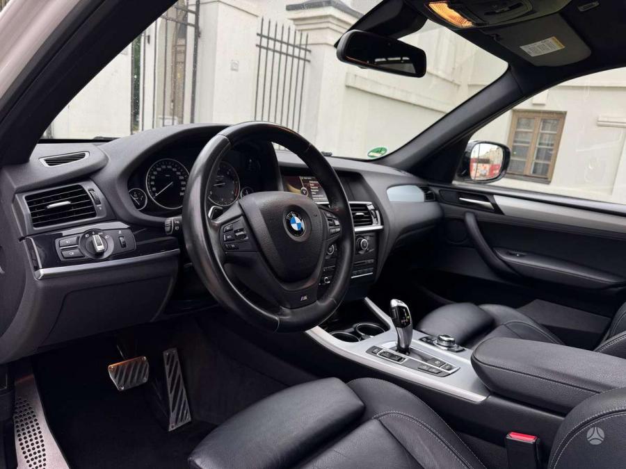 White BMW X3 2012 in Vilnius, with an engine capacity of 2.99 L and mileage of 295 thousand km for 10555 €, photo 27 on AUTOMOTO.COM.LV