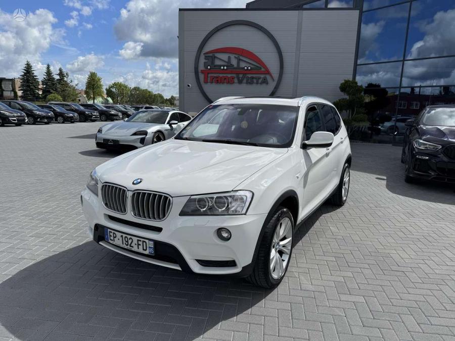 White BMW X3 2012 in Telschi, with an engine capacity of 2.99 L and mileage of 252 thousand km for 9300 €, photo 1 on AUTOMOTO.COM.LV