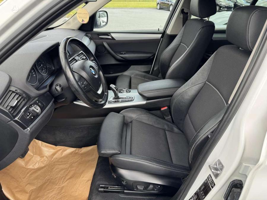 White BMW X3 2012 in Telschi, with an engine capacity of 2.99 L and mileage of 252 thousand km for 9300 €, photo 20 on AUTOMOTO.COM.LV