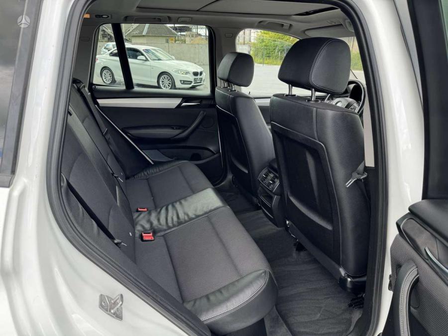 White BMW X3 2012 in Telschi, with an engine capacity of 2.99 L and mileage of 252 thousand km for 9300 €, photo 25 on AUTOMOTO.COM.LV