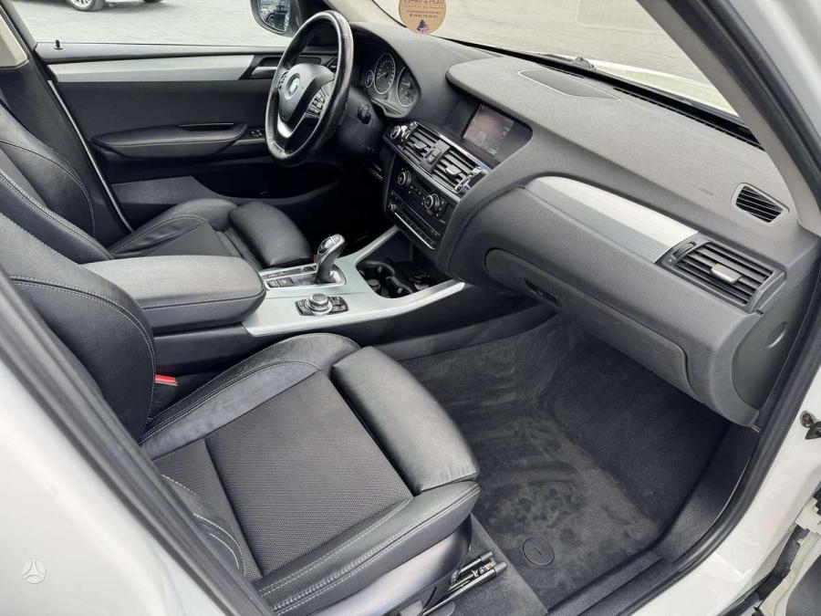 White BMW X3 2012 in Telschi, with an engine capacity of 2.99 L and mileage of 252 thousand km for 9300 €, photo 27 on AUTOMOTO.COM.LV