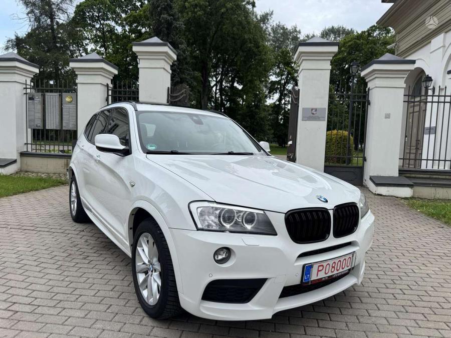 Белый БМВ Х3 2012 в Вильнюс, объемом двигателя 3.00 л и пробегом 295 тыс. км за 10444 €, фото 3 на AUTOMOTO.COM.LV