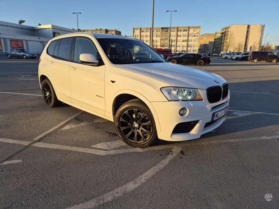 White BMW X3 2012 in Telschi, with an engine capacity of 2.00 L and mileage of 350 thousand km for 10800 €, photo 1 on AUTOMOTO.COM.LV