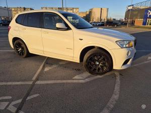White BMW X3 2012 in Telschi, with an engine capacity of 2.00 L and mileage of 350 thousand km for 10800 €, photo 4 on AUTOMOTO.COM.LV
