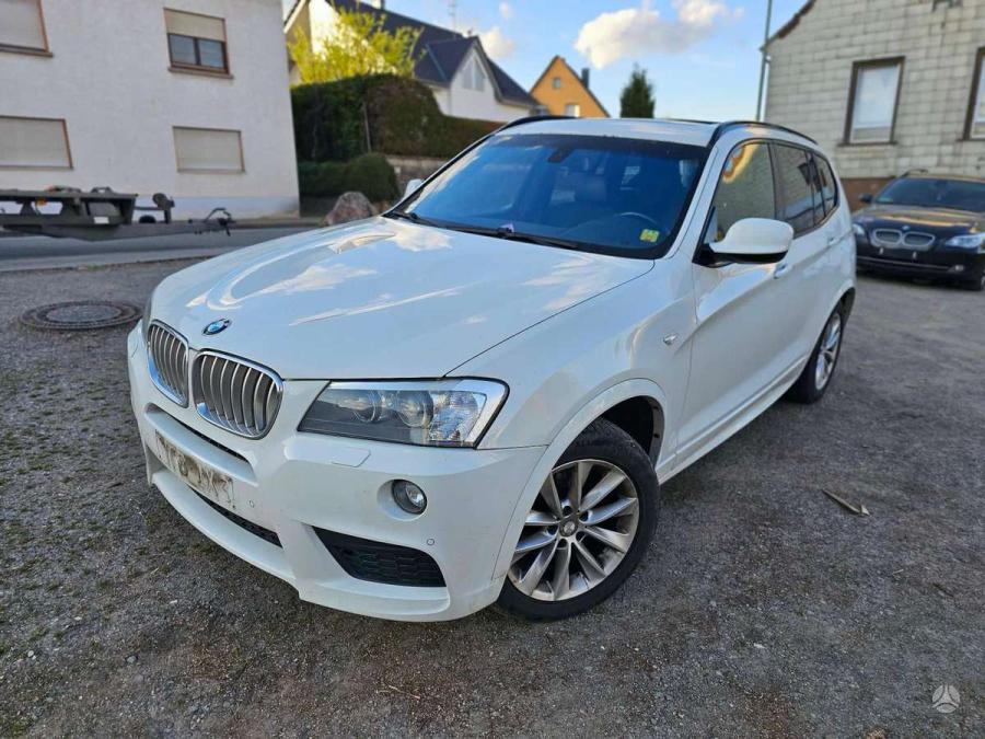 White BMW X3 2012 in Prienai, with an engine capacity of 2.99 L and mileage of 244 thousand km for 5450 €, photo 1 on AUTOMOTO.COM.LV