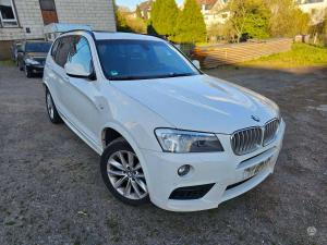 White BMW X3 2012 in Prienai, with an engine capacity of 2.99 L and mileage of 244 thousand km for 5450 €, photo 8 on AUTOMOTO.COM.LV