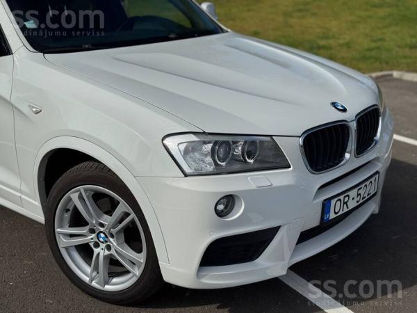 White BMW X3 2012 in Riga, with an engine capacity of 2.00 L and mileage of 234 thousand km for 11450 €, photo 10 on AUTOMOTO.COM.LV