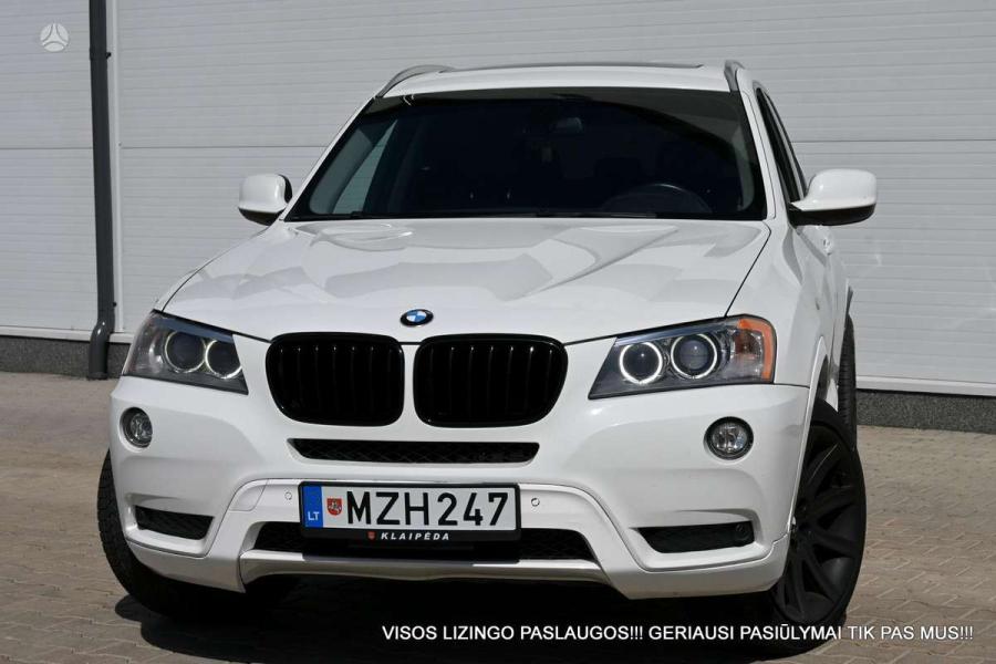 White BMW X3 2012 in Kretinga, with an engine capacity of 3.00 L and mileage of 304 thousand km for 9499 €, photo 3 on AUTOMOTO.COM.LV