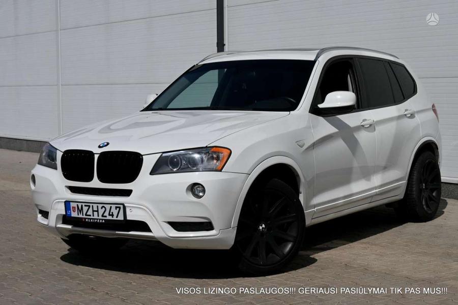 White BMW X3 2012 in Kretinga, with an engine capacity of 3.00 L and mileage of 304 thousand km for 9499 €, photo 4 on AUTOMOTO.COM.LV