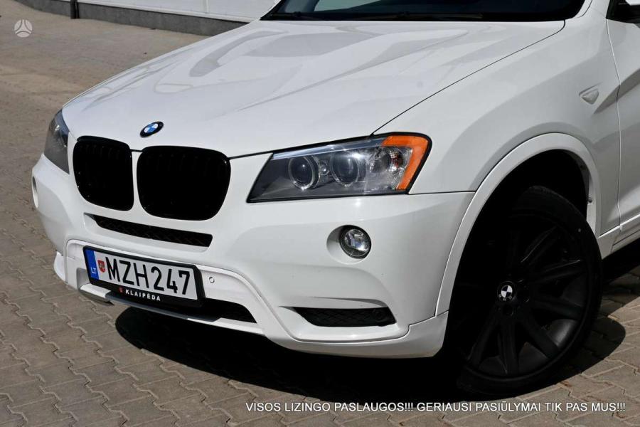 White BMW X3 2012 in Kretinga, with an engine capacity of 3.00 L and mileage of 304 thousand km for 9499 €, photo 5 on AUTOMOTO.COM.LV