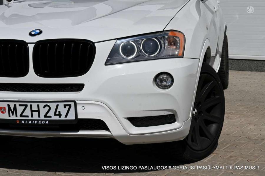 White BMW X3 2012 in Kretinga, with an engine capacity of 3.00 L and mileage of 304 thousand km for 9499 €, photo 6 on AUTOMOTO.COM.LV