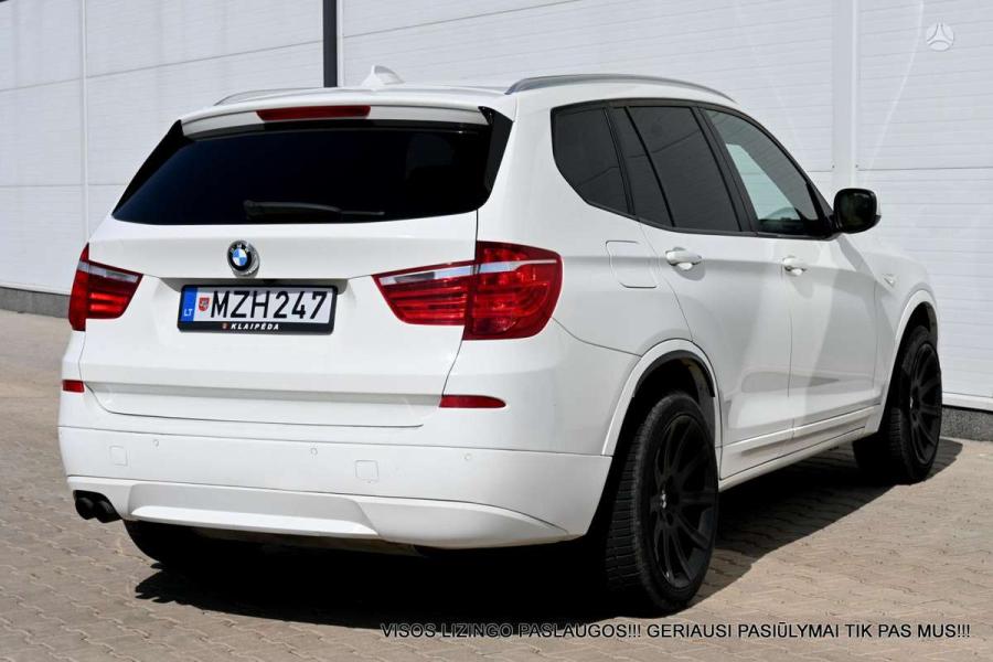 White BMW X3 2012 in Kretinga, with an engine capacity of 3.00 L and mileage of 304 thousand km for 9499 €, photo 8 on AUTOMOTO.COM.LV