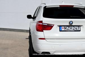 White BMW X3 2012 in Kretinga, with an engine capacity of 3.00 L and mileage of 304 thousand km for 9499 €, photo 11 on AUTOMOTO.COM.LV