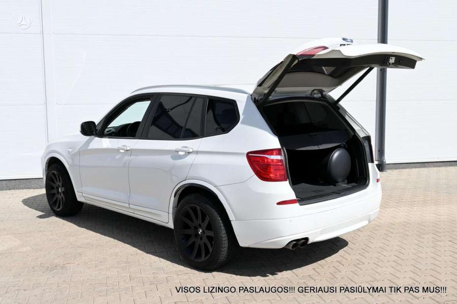 White BMW X3 2012 in Kretinga, with an engine capacity of 3.00 L and mileage of 304 thousand km for 9499 €, photo 12 on AUTOMOTO.COM.LV