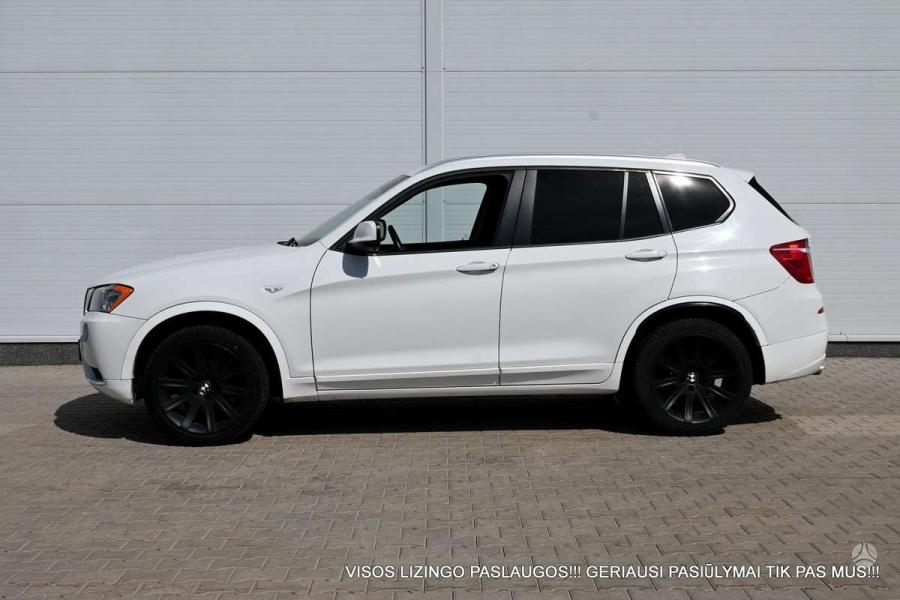 White BMW X3 2012 in Kretinga, with an engine capacity of 3.00 L and mileage of 304 thousand km for 9499 €, photo 13 on AUTOMOTO.COM.LV