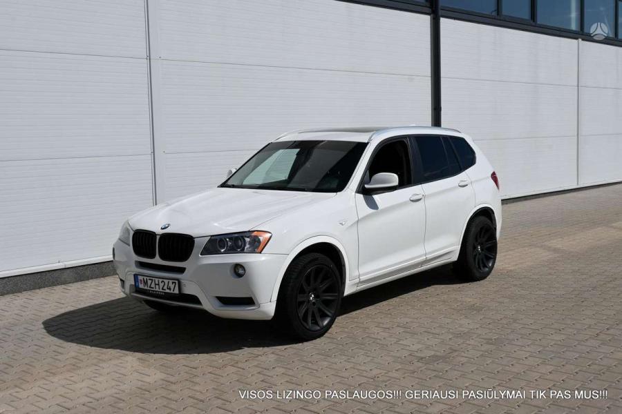 White BMW X3 2012 in Kretinga, with an engine capacity of 3.00 L and mileage of 304 thousand km for 9499 €, photo 14 on AUTOMOTO.COM.LV