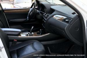White BMW X3 2012 in Kretinga, with an engine capacity of 3.00 L and mileage of 304 thousand km for 9499 €, photo 28 on AUTOMOTO.COM.LV