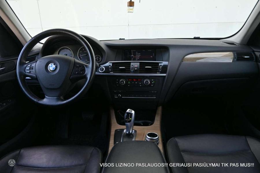 White BMW X3 2012 in Kretinga, with an engine capacity of 3.00 L and mileage of 304 thousand km for 9499 €, photo 30 on AUTOMOTO.COM.LV