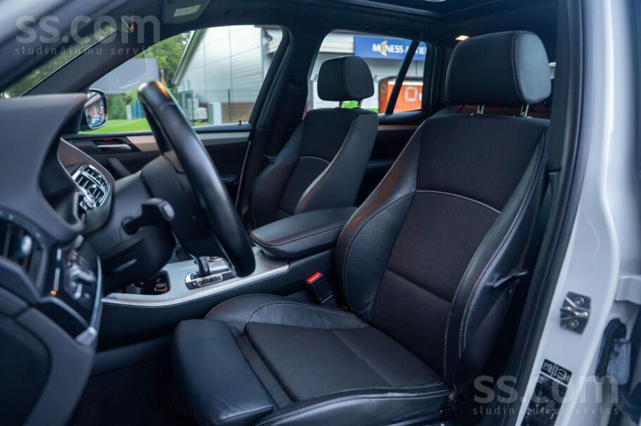 White BMW X3 2012 in Riga, with an engine capacity of 2.00 L and mileage of 220 thousand km for 10990 €, photo 15 on AUTOMOTO.COM.LV