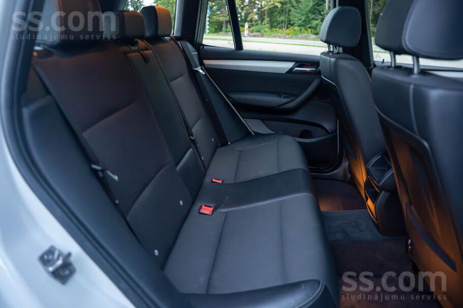 White BMW X3 2012 in Riga, with an engine capacity of 2.00 L and mileage of 220 thousand km for 10990 €, photo 23 on AUTOMOTO.COM.LV