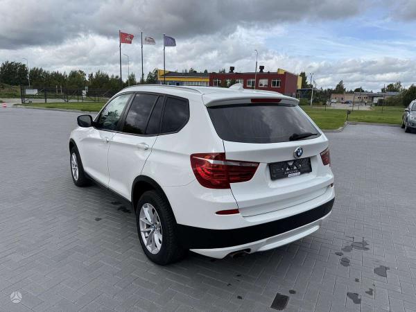 White BMW X3 2012 in Telschi, with an engine capacity of 2.00 L and mileage of 255 thousand km for 8500 €, photo 5 on AUTOMOTO.COM.LV