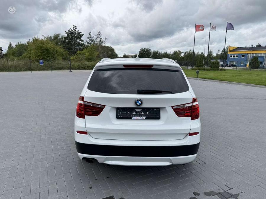 White BMW X3 2012 in Telschi, with an engine capacity of 2.00 L and mileage of 255 thousand km for 8500 €, photo 6 on AUTOMOTO.COM.LV