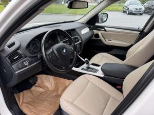 White BMW X3 2012 in Telschi, with an engine capacity of 2.00 L and mileage of 255 thousand km for 8500 €, photo 13 on AUTOMOTO.COM.LV