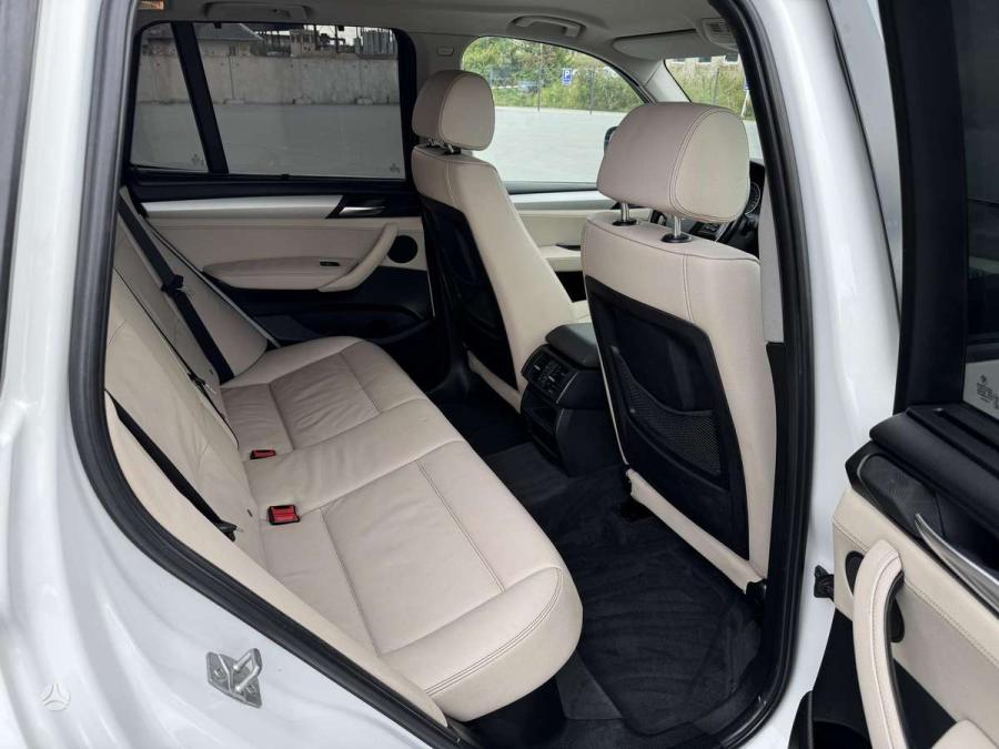 White BMW X3 2012 in Telschi, with an engine capacity of 2.00 L and mileage of 255 thousand km for 8500 €, photo 17 on AUTOMOTO.COM.LV