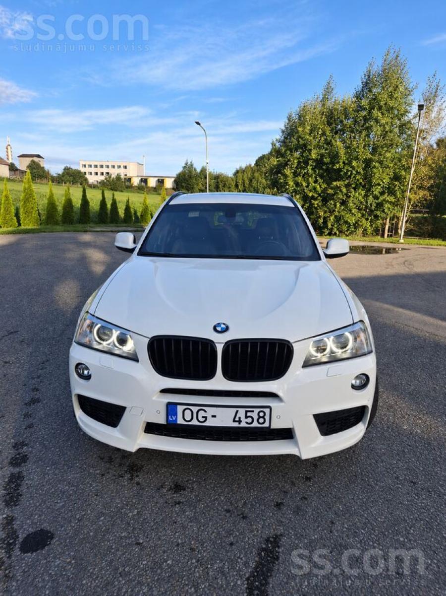 White BMW X3 2012 in Valka, with an engine capacity of 3.00 L and mileage of 292 thousand km for 12500 €, photo 4 on AUTOMOTO.COM.LV
