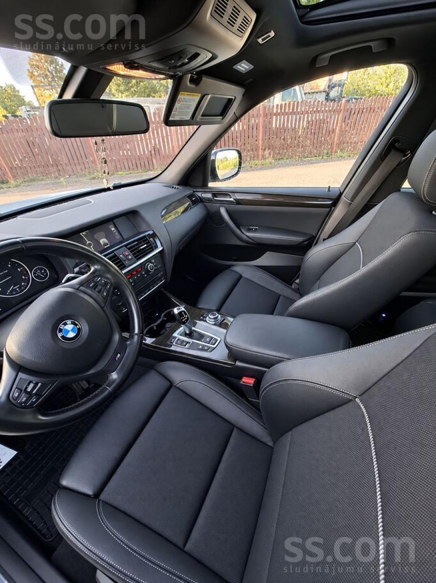White BMW X3 2012 in Valka, with an engine capacity of 3.00 L and mileage of 292 thousand km for 12500 €, photo 8 on AUTOMOTO.COM.LV
